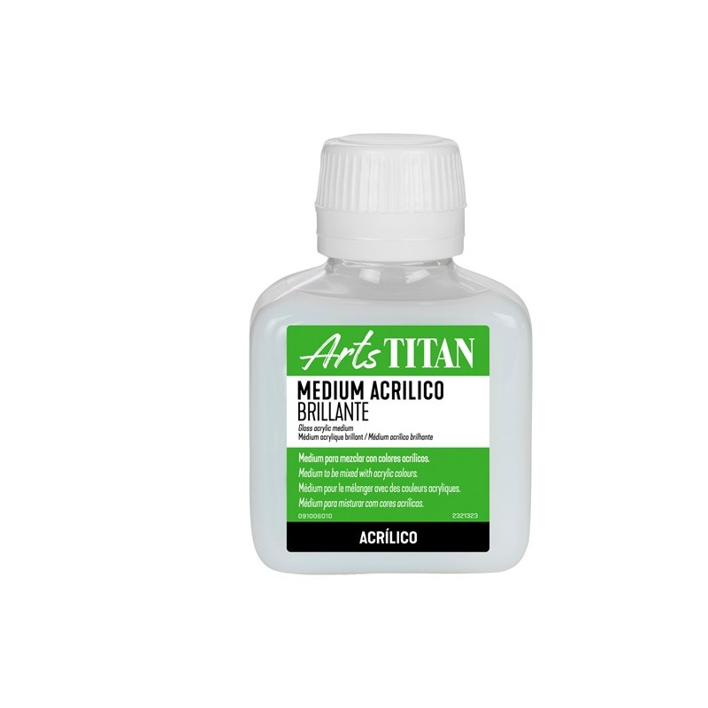 Medium Acrílico Brillante Titan Medium • Pinturas Alejo